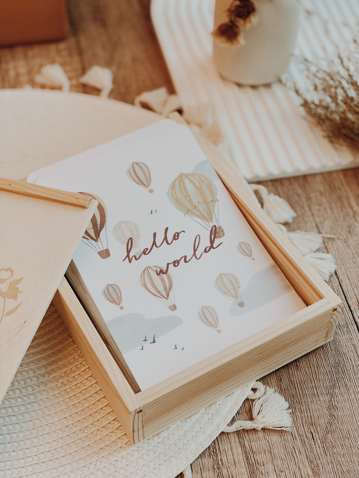 Baby Milestone Cards in Keepsake Box — the baby closet